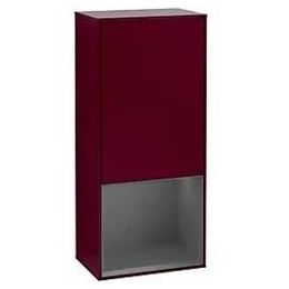 Villeroy & Boch Villeroy und Boch Finion Seitenschrank G550GKHB 41,8cm, rechts, Emotion, Regal unten Anthracite matt, Peony Matt