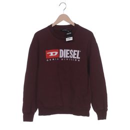 Diesel Damen Sweatshirt, bordeaux, Gr. 42