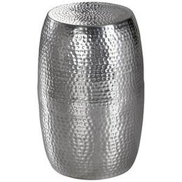 Wohnling Beistelltisch Aluminium silber 30,0 x 30,0 x 49,5 cm