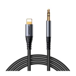 Stereo-Audiokabel AUX 3,5 mm Miniklinke – Anschluss für iPhone iPad 1,2 m schwarz