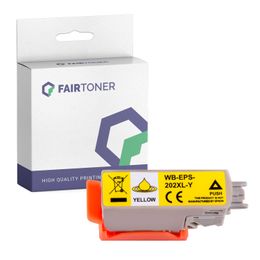 FairToner Kompatibel für Epson Expression Premium XP-6100 (C13T02F44010 / 202) Druckerpatrone Gelb