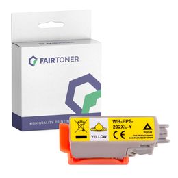 FairToner Kompatibel für Epson Expression Premium XP-6000 (C13T02H44010 / 202XL) Druckerpatrone Gelb