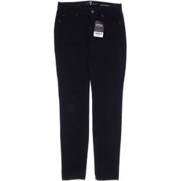 7 For All Mankind Damen Jeans, schwarz, Gr. 24