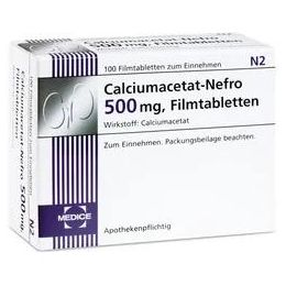 Calciumacetat Nefro 500 mg 100 St