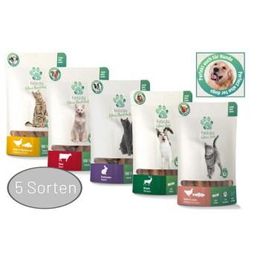 Fellicita Hundesnacks 5x50g Mixpaket Fellonis Fleischstreifen & Sticks, 5 Sorten