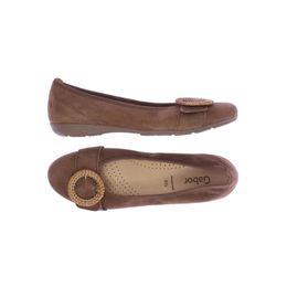 Gabor Damen Ballerinas, braun, Gr. 8.5