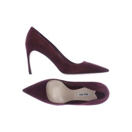 Miu Miu Damen Pumps, bordeaux, Gr. 39