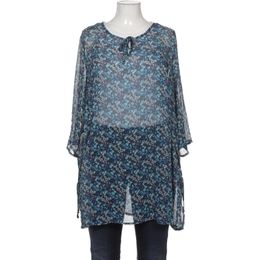 Ulla Popken Damen Bluse, blau, Gr. 50