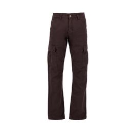 Cargohose Alpha Industries "Alpha Industries Men - Pants Agent Pant" Gr. 28, Normalgrößen, braun (hunter brown) Herren Hosen