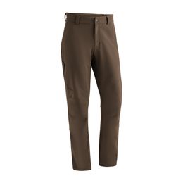 Funktionshose Maier Sports "Herrmann" Gr. 52, Normalgrößen, braun (dunkelbraun) Herren Hosen warme Outdoorhose, robuste Wanderhose, Regular Fit