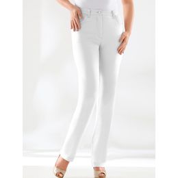 Stretch-Jeans Lady Gr. 22, Kurzgrößen, weiß Damen Jeans