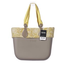 O bag Damen Handtasche, grau, Gr.