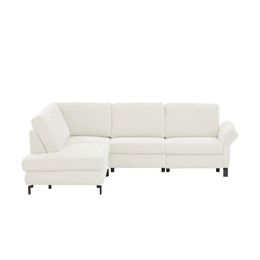 Max Schelling Ecksofa Flachgewebe Maximum Plus ¦ creme ¦ Maße (cm): B