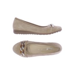 Gabor Damen Ballerinas, beige, Gr. 5