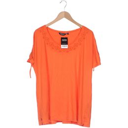 Ulla Popken Damen T-Shirt, orange, Gr. 46