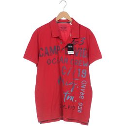 CAMP DAVID Herren Poloshirt, rot, Gr. 56