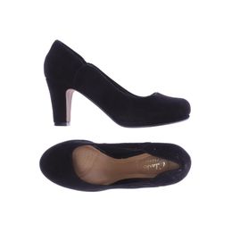 Clarks Damen Pumps, schwarz, Gr. 37.5