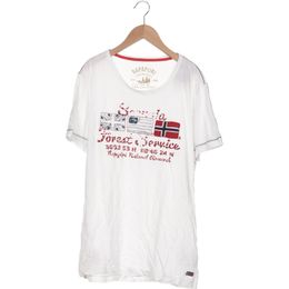 Napapijri Herren T-Shirt, weiß, Gr. 54