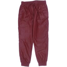 Zara Damen Stoffhose, rot, Gr. 0