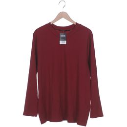 Ulla Popken Damen Langarmshirt, bordeaux, Gr. 50