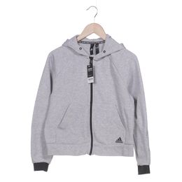 Adidas Damen Kapuzenpullover, grau, Gr. 38