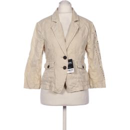 SOCCX Damen Blazer, beige, Gr. 38