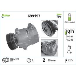 Valeo Kompressor, Klimaanlage NEW ORIGINAL PART 12V für RENAULT 7701499859 7700103536 699197