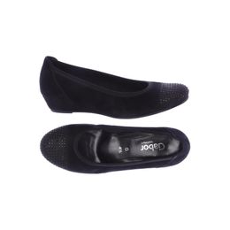 Gabor Damen Ballerinas, schwarz, Gr. 4.5