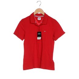 Tommy Jeans Damen Poloshirt, rot, Gr. 38