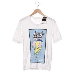 Love Moschino Damen T-Shirt, weiß, Gr. 38