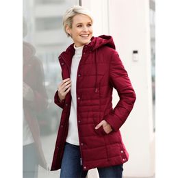 WITT Damen Steppjacke mit seitlichen Druckkn&ouml;pfen, dunkelrot, Gr&ouml;&szlig;e 42
