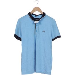 BOSS Green Herren Poloshirt, blau, Gr. 56