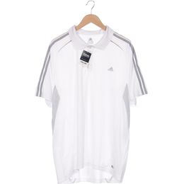 Adidas Herren Poloshirt, weiß, Gr. 56