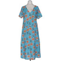 hessnatur Damen Kleid, blau, Gr. 40