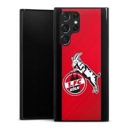DeinDesign Galaxy S22 Ultra Handy Silikon H&uuml;lle Case schwarz Handyh&uuml;lle 1. Fc K&ouml;ln Billy Goat Hennes Official Licensed Product
