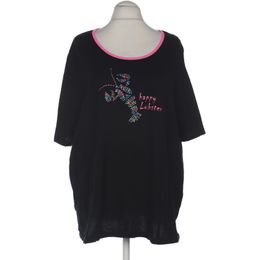 Ulla Popken Damen T-Shirt, schwarz, Gr. 54