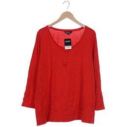 Ulla Popken Damen Langarmshirt, rot, Gr. 50