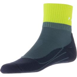 Falke Socken Herren Gr&ouml;&szlig;e 46/48 nachtblau / taubenblau / neongelb