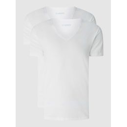 Jockey T-Shirt mit V-Ausschnitt im 2er-Pack