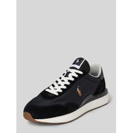 Polo Ralph Lauren Ledersneaker mit Logo-Stitching Modell 'TRAIN'