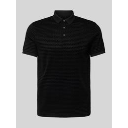 Emporio Armani Regular Fit Poloshirt mit Label-Print