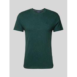 Superdry T-Shirt mit Label-Stitching