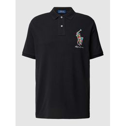 Polo Ralph Lauren Classic Fit Poloshirt mit Label-Stitching