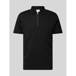 Selected Homme Poloshirt mit kurzem Reißverschluss Modell 'FAVE'