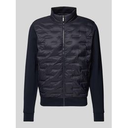 Bugatti Sweatjacke mit Stehkragen