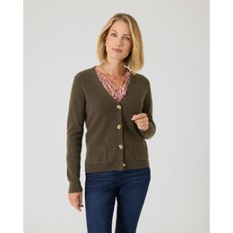 THOMAS RATH Cardigan im Ripp-Mix