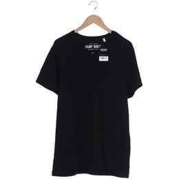 CAMP DAVID Herren T-Shirt, schwarz, Gr. 56