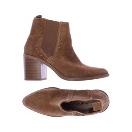 stradivarius Damen Stiefelette, braun, Gr. 38