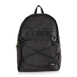 Tom Tailor Herren Jon Nylon Rucksack, schwarz, Gr. ONESIZE