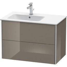 Duravit XSquare Waschtischunterbau wandhängend 81,0 x 47,8 cm, 2 Schubkästen, für Waschtisch ME by Starck 234583, Becken links